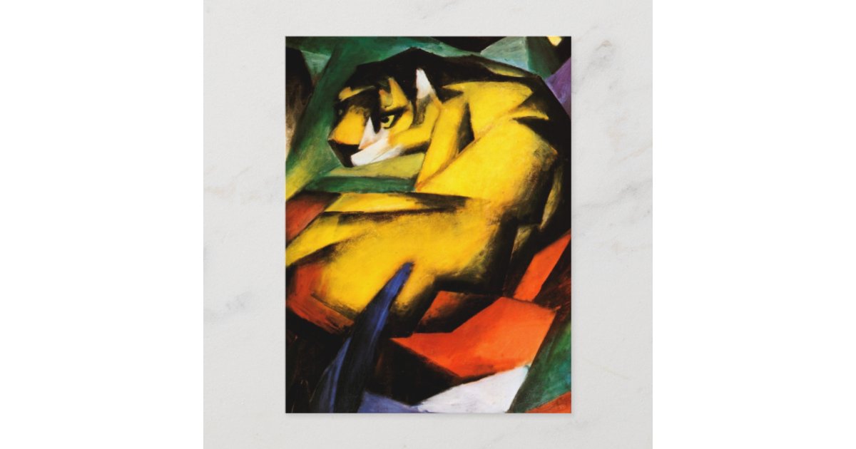 Franz Marc - Tiger Postcard | Zazzle