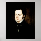 Franz Schubert, black Poster | Zazzle.com