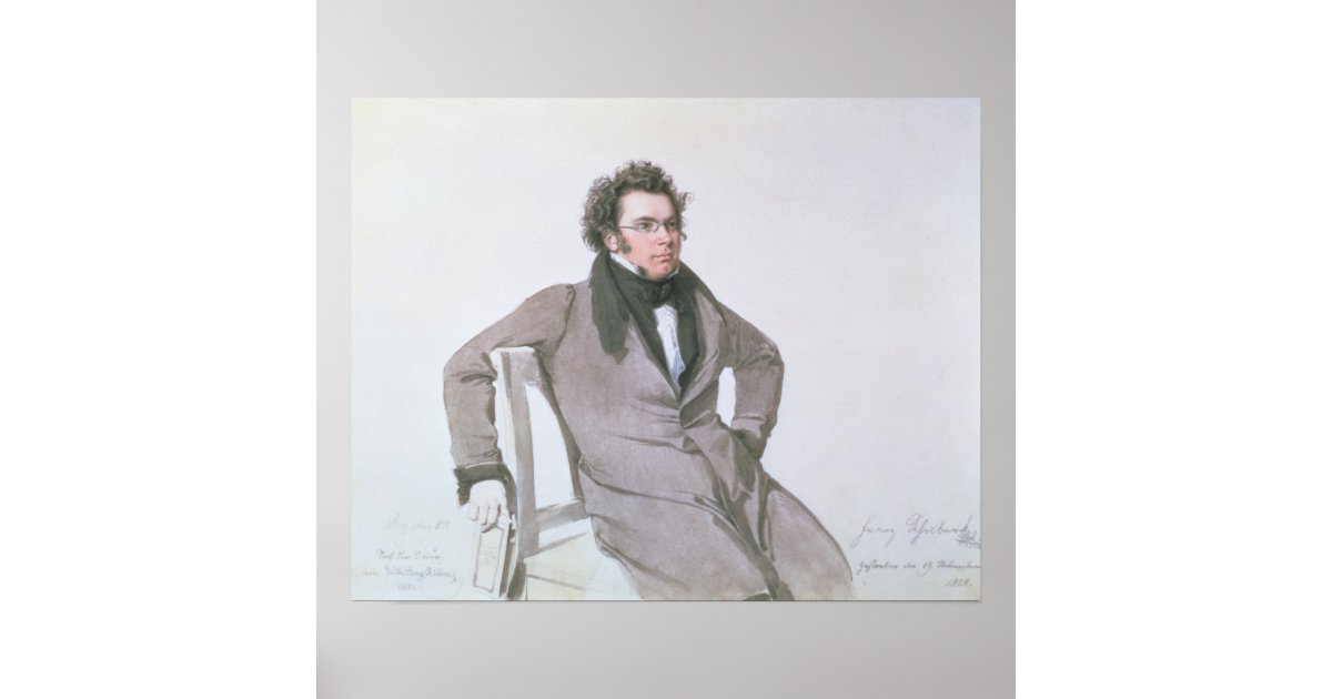 Franz Schubert , 1825 Poster | Zazzle
