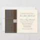 Fraser Ancient Hunting Tartan Wedding Invitation | Zazzle