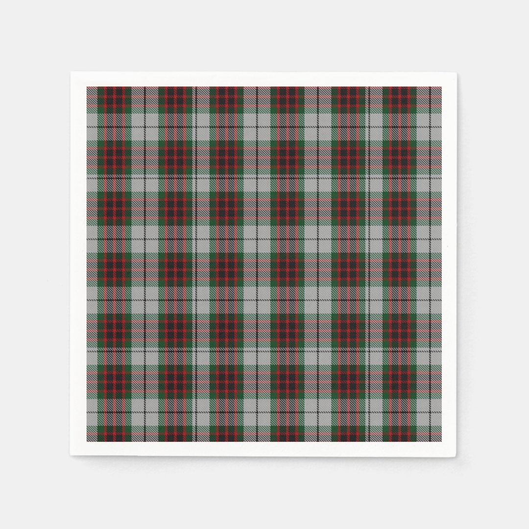 Fraser Dress Tartan Plaid Paper Napkins | Zazzle