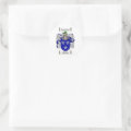 FRASER FAMILY CREST - FRASER COAT OF ARMS CLASSIC ROUND STICKER | Zazzle