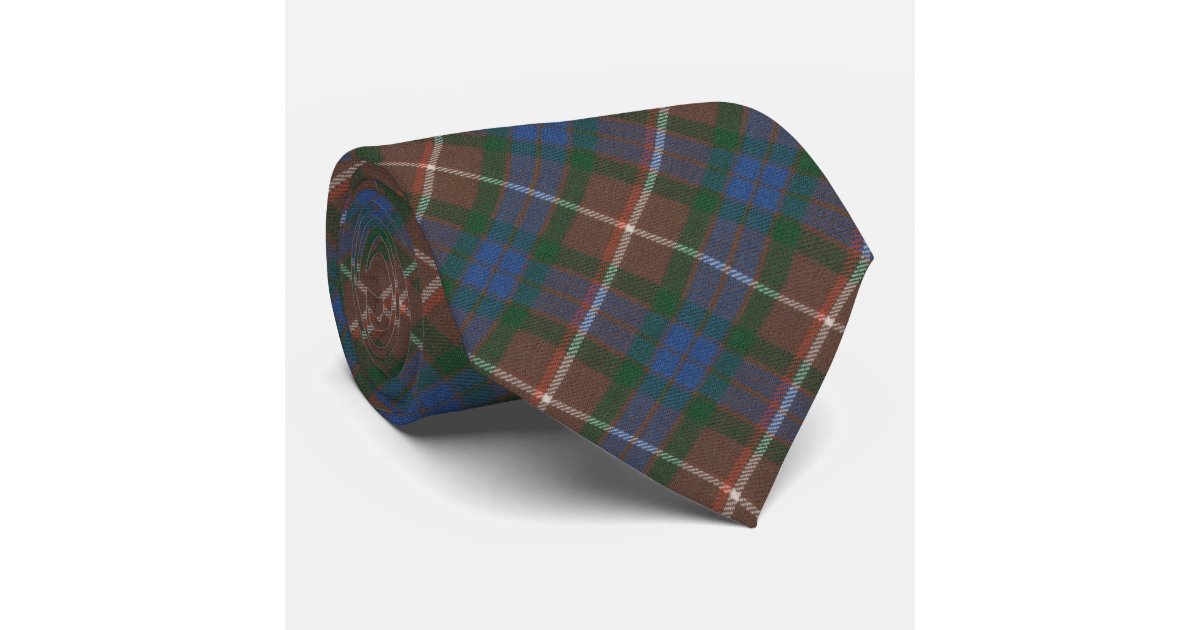 Fraser Hunting Ancient Original Scottish Tartan Neck Tie | Zazzle