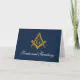 Fraternal Greetings Freemason Masonic Birthday Thank You Card | Zazzle