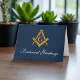 Fraternal Greetings Freemason Masonic Birthday Thank You Card | Zazzle