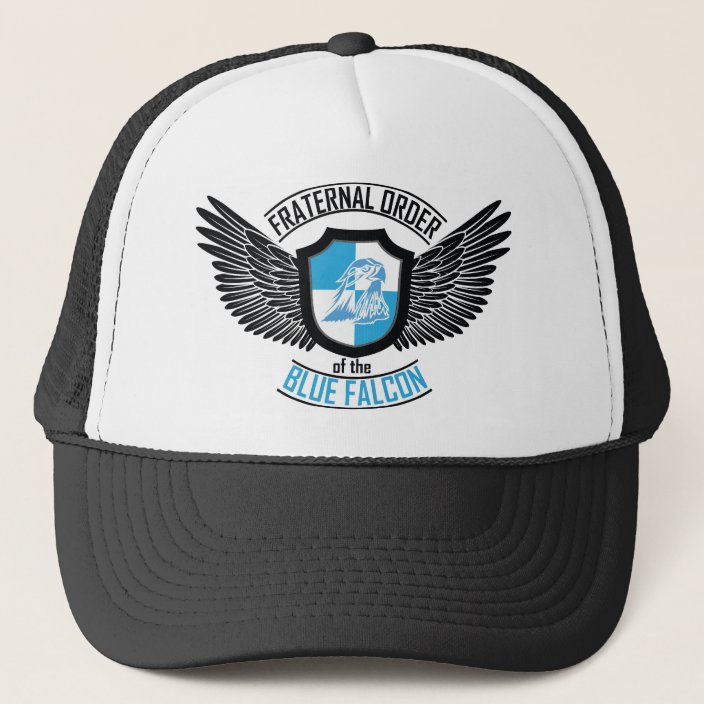 Fraternal Order of The Blue Falcon, Blue Falcon Trucker Hat | Zazzle.com