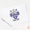 Frazier Family Crest Coat of Arms Square Sticker | Zazzle