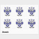 Frazier Family Crest Coat of Arms Square Sticker | Zazzle