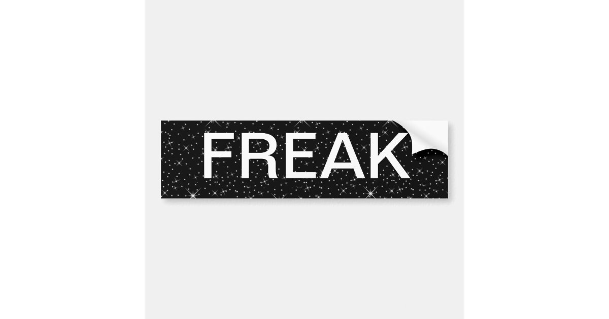 FREAK Sticker | Zazzle