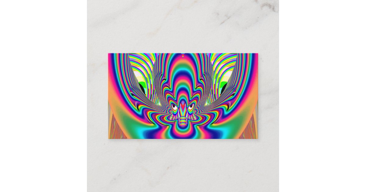 FREAKY EYE ALIEN BUSINESS CARD | Zazzle