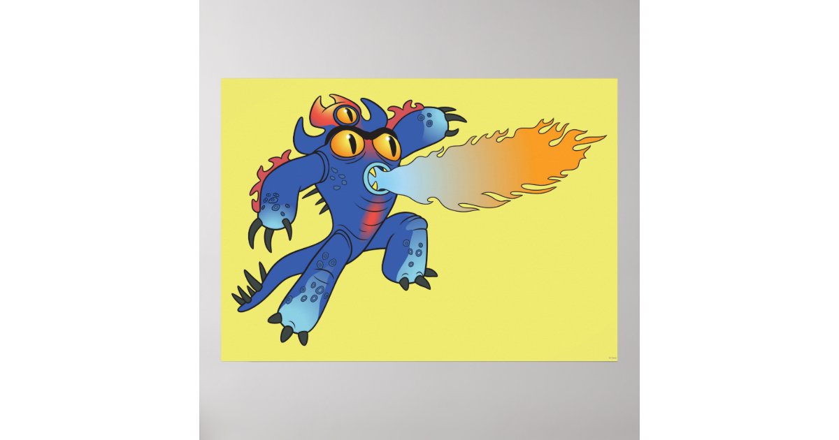 Fred Flamethrowers Poster | Zazzle