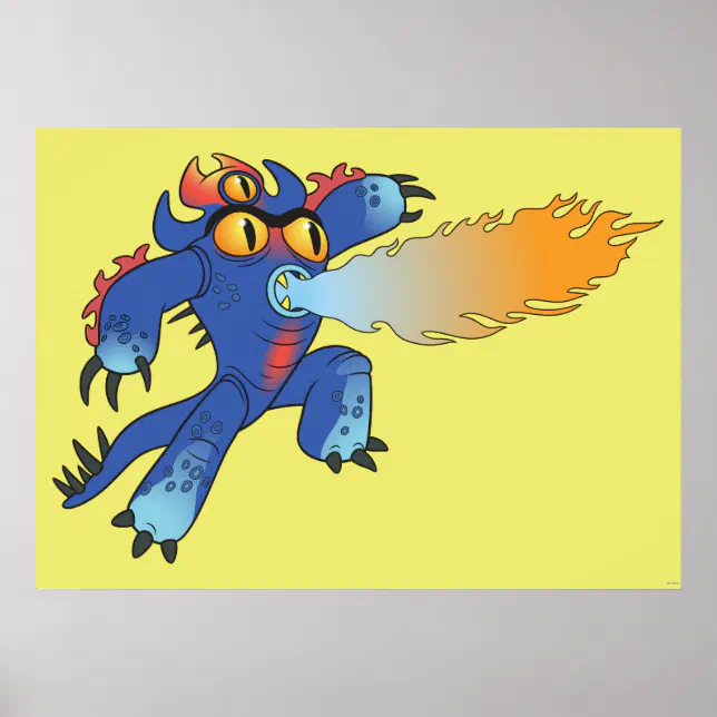 Fred Flamethrowers Poster | Zazzle