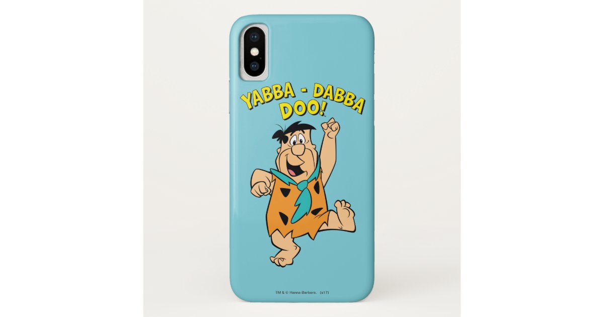 Fred Flintstone Yabba-Dabba Doo! Case-Mate iPhone Case | Zazzle