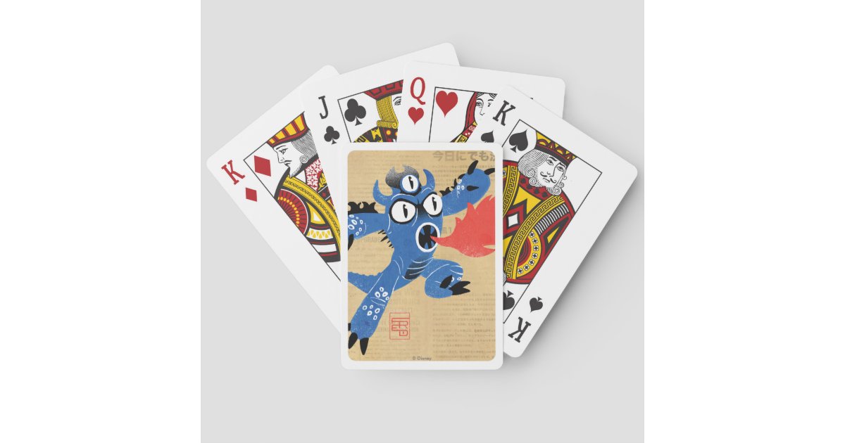 Fred Monster Suit Poker Cards | Zazzle