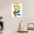Fred Name Graphic Poster | Zazzle