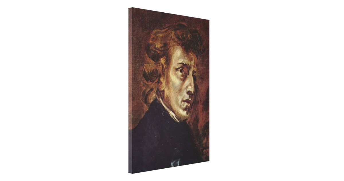 Frédéric Chopin Portrait Canvas Print | Zazzle