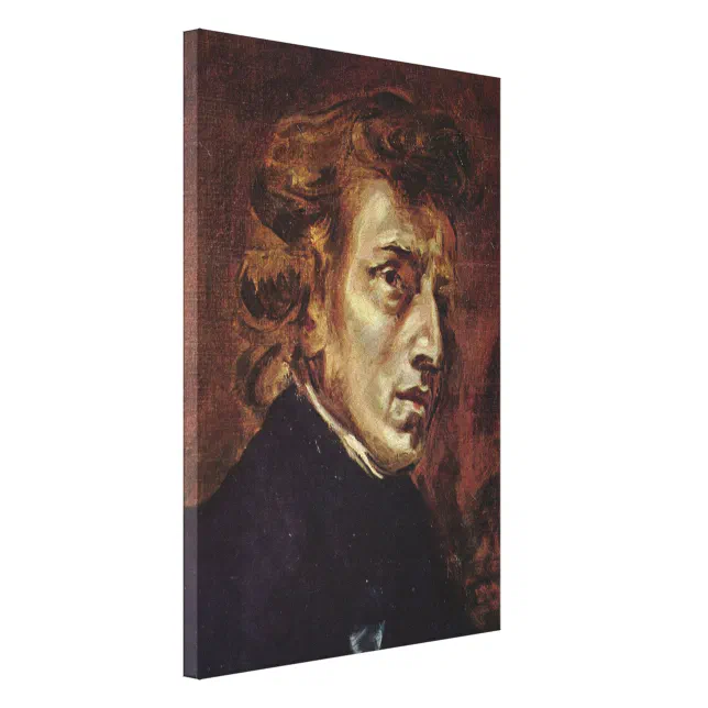 Frédéric Chopin Portrait Canvas Print | Zazzle