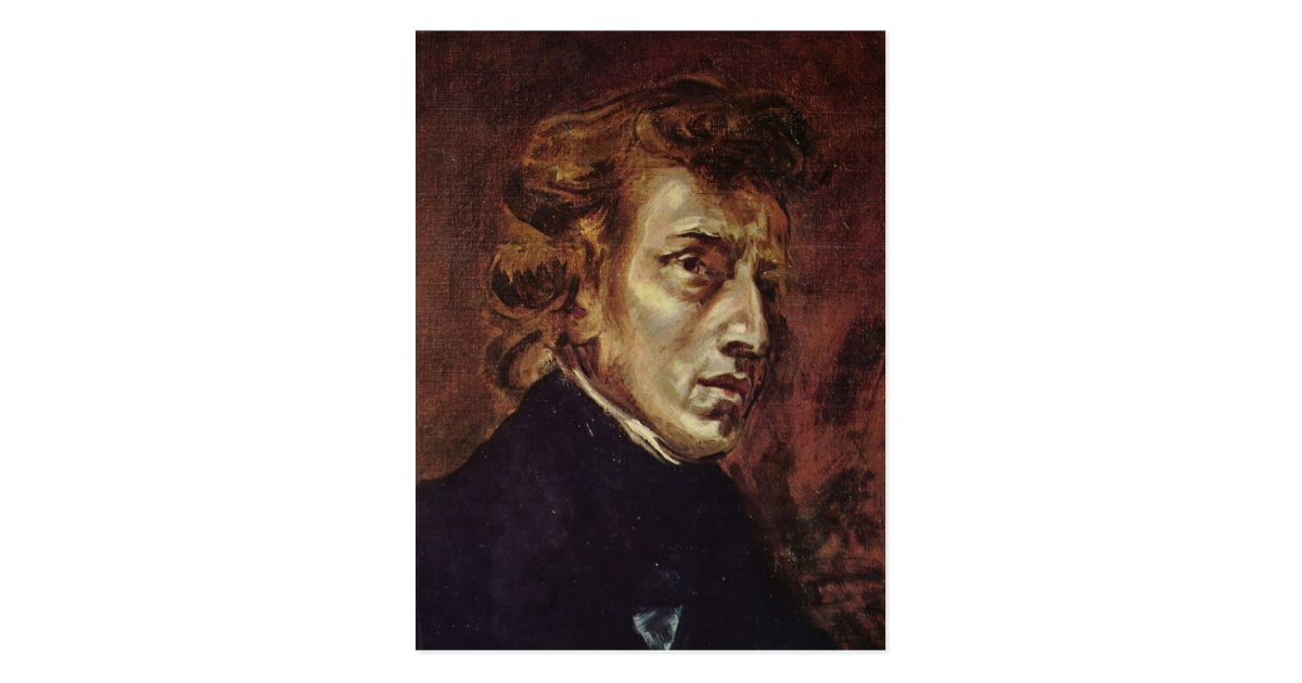 Frédéric Chopin Portrait Postcard | Zazzle.com