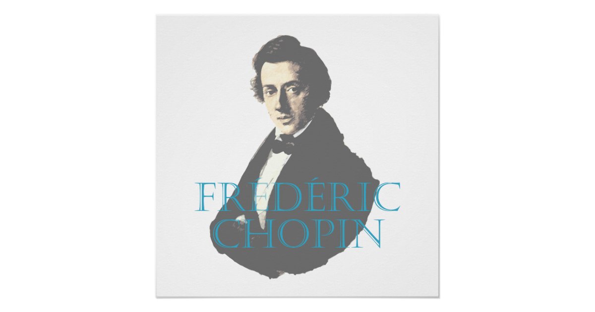 Frédéric Chopin portrait Poster | Zazzle