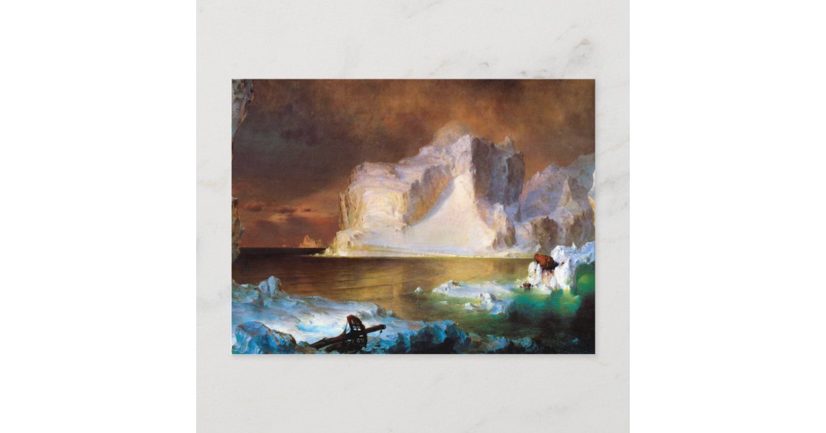 Frederic Edwin Church - Iceberg Postcard | Zazzle