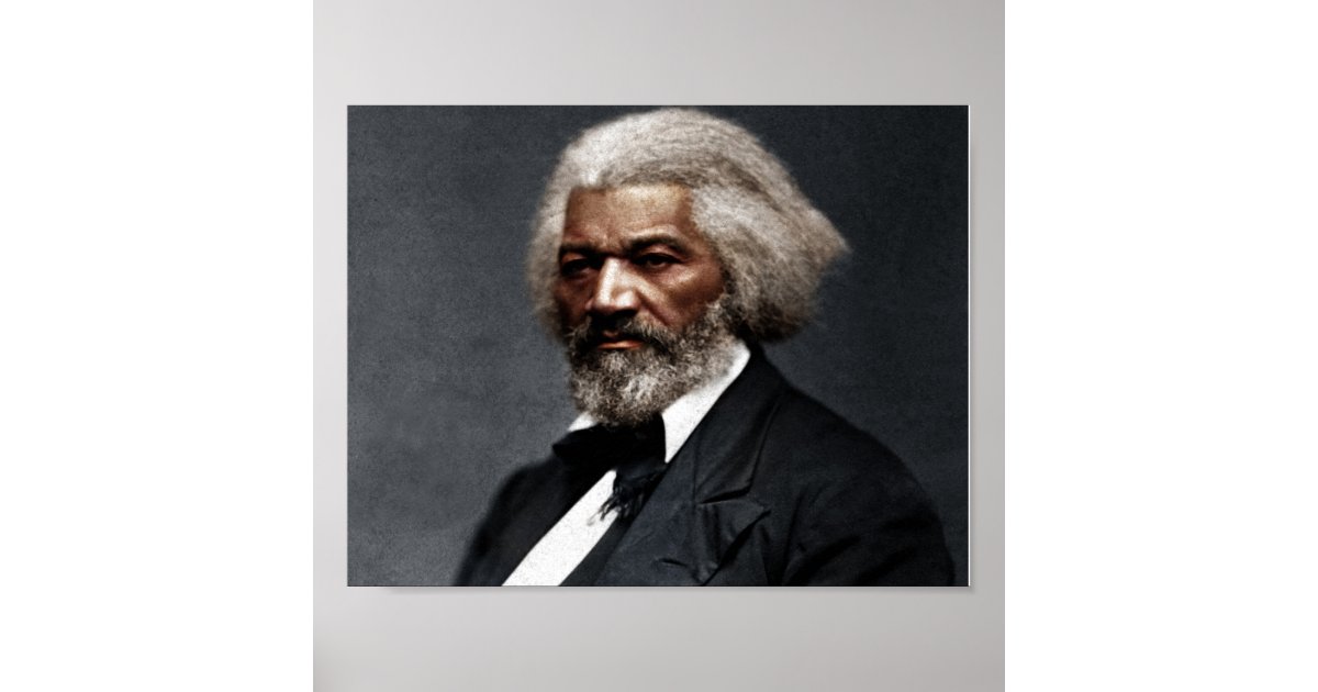 Frederick Douglass Colorized Poster | Zazzle
