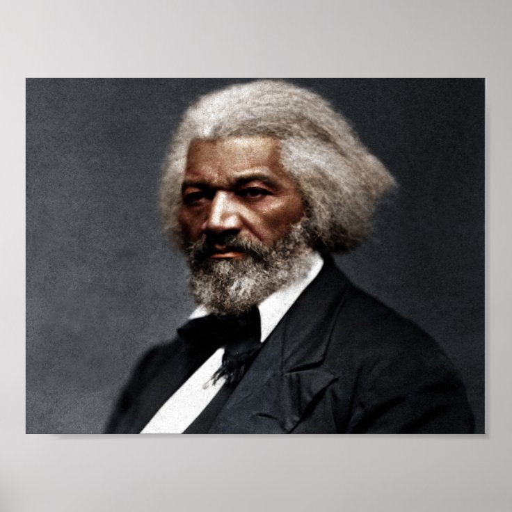 Frederick Douglass Colorized Poster | Zazzle