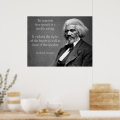 Frederick Douglass Free Speech Poster | Zazzle