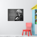 Frederick Douglass Free Speech Poster | Zazzle