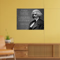 Frederick Douglass Free Speech Poster | Zazzle