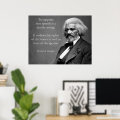 Frederick Douglass Free Speech Poster | Zazzle