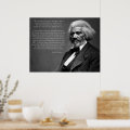Frederick Douglass Quote Poster | Zazzle