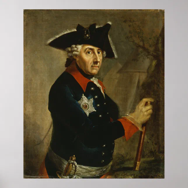 Frederick II the Great of Prussia, 1764 Poster | Zazzle