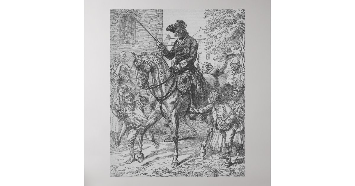 Frederick the Great of Prussia Poster | Zazzle