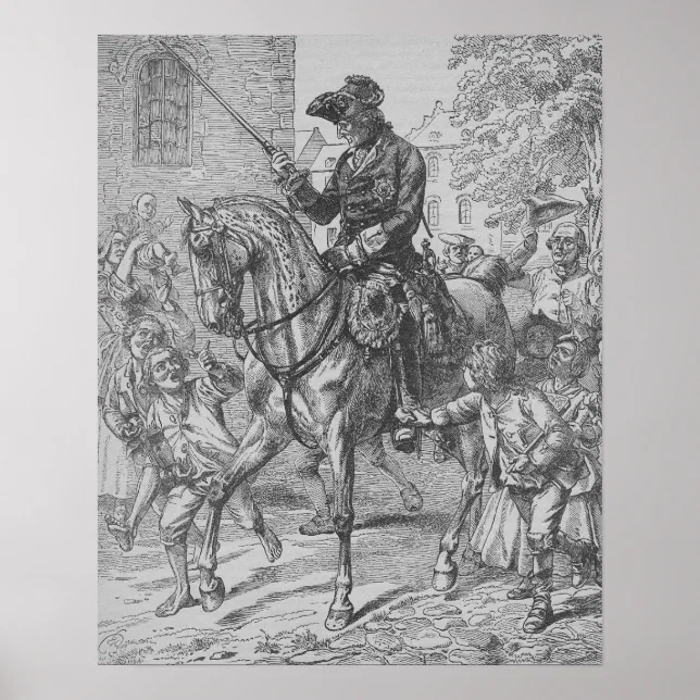 Frederick the Great of Prussia Poster | Zazzle