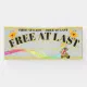 FREE AT LAST Banner | Zazzle