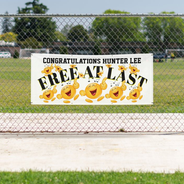 FREE AT LAST Banner | Zazzle.com