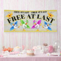 FREE AT LAST Banner | Zazzle
