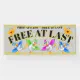 FREE AT LAST Banner | Zazzle