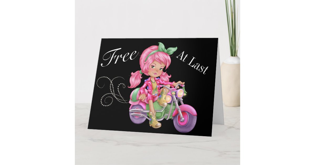 FREE AT LAST BIG Greeting Card - SRF | Zazzle