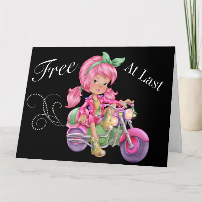 FREE AT LAST BIG Greeting Card - SRF | Zazzle