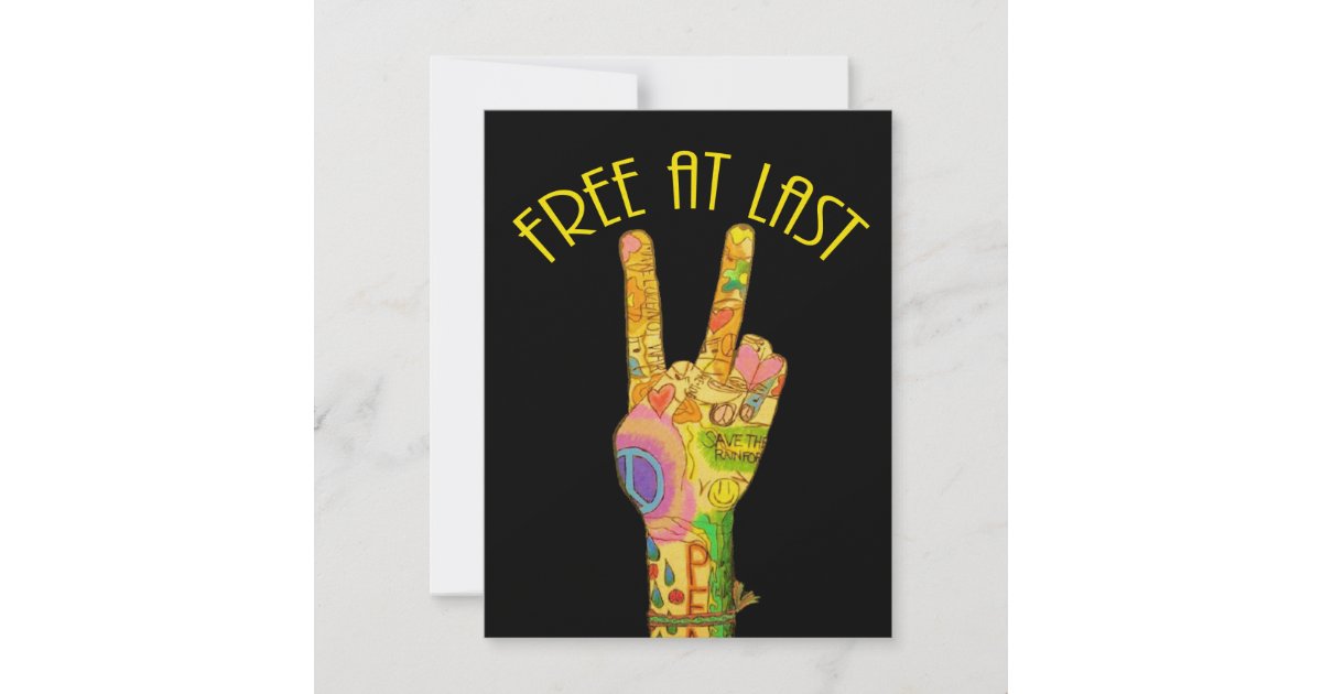 Free At Last Party Invitation | Zazzle