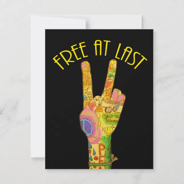 Free At Last Party Invitation | Zazzle
