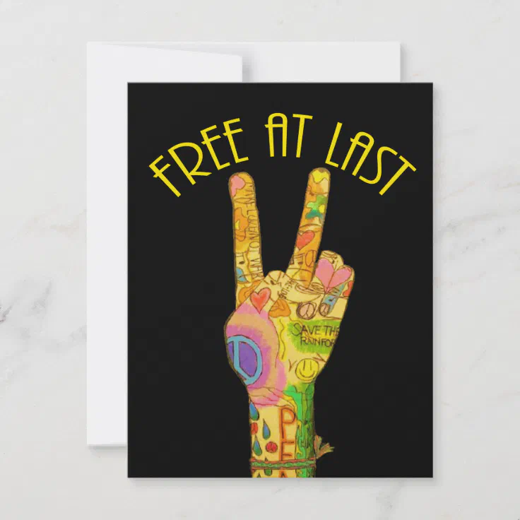 Free At Last Party Invitation | Zazzle