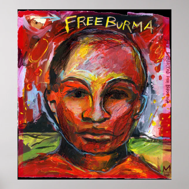 Free Burma Poster | Zazzle