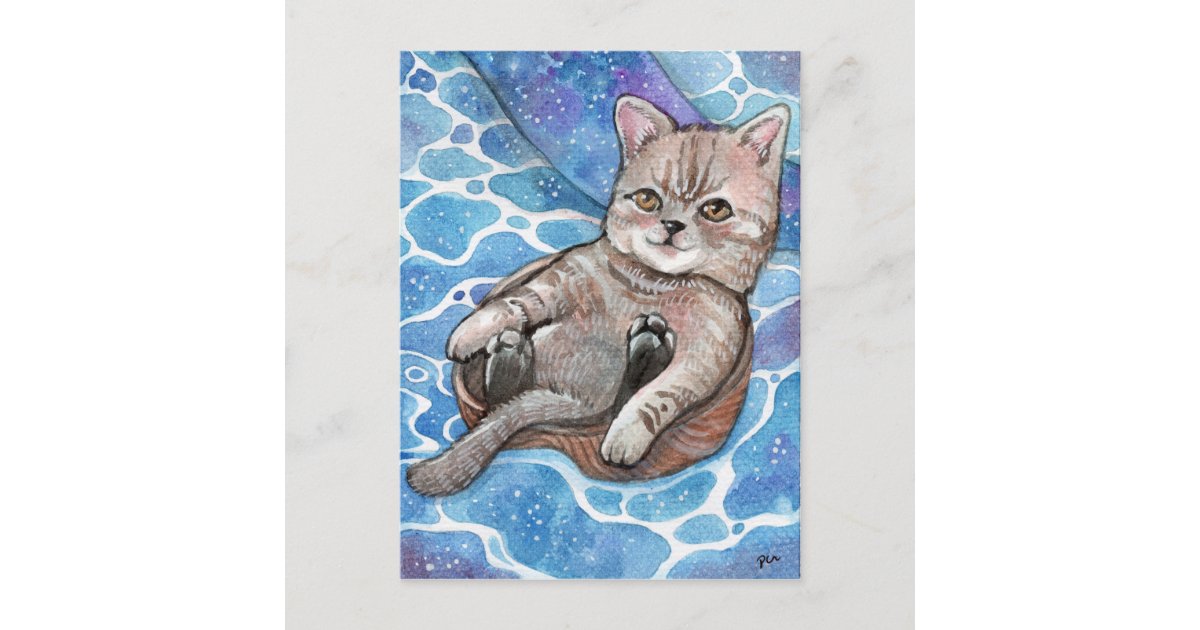 Free Floating Postcard | Zazzle