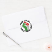 free gaza free palestine classic round sticker | Zazzle