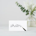 Free Handwriting Script Writer Business Card | Zazzle