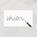Free Handwriting Script Writer Business Card | Zazzle