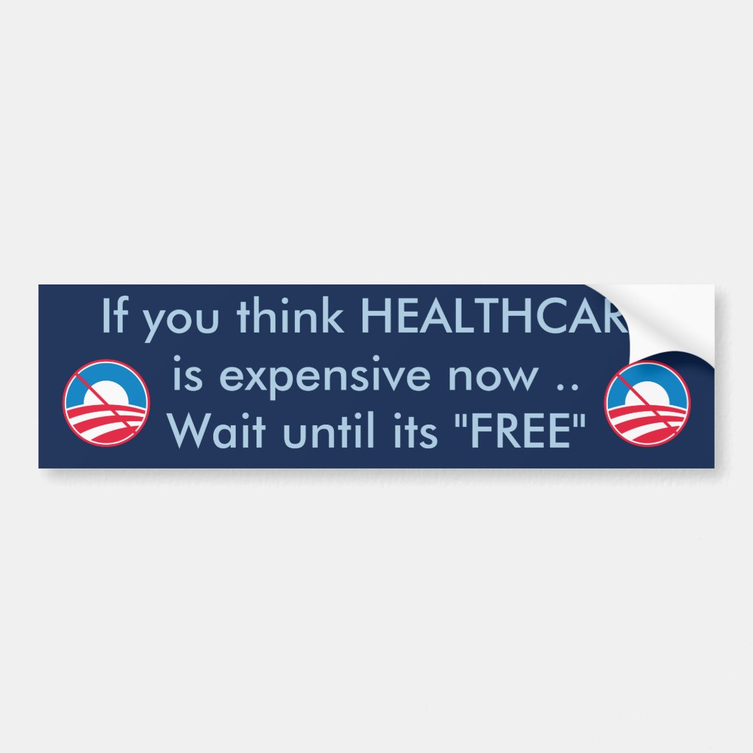 Free HEALTHCARE Bumper Sticker | Zazzle