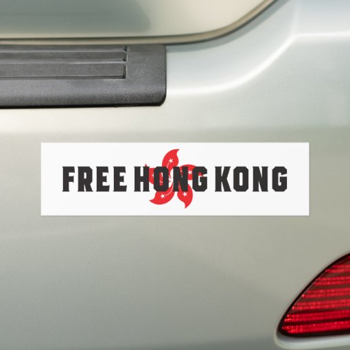 Free Hong Kong Bumper Sticker | Zazzle